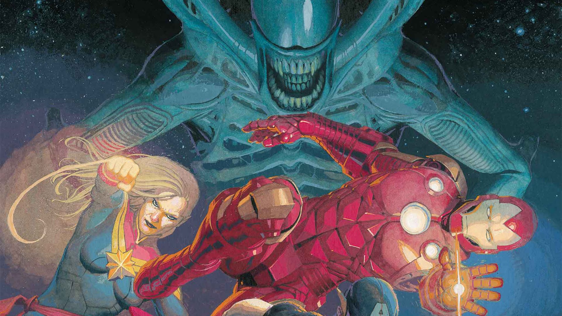Marvel is pitting the Avengers against the Xenomorphs of Aliens in a ...
