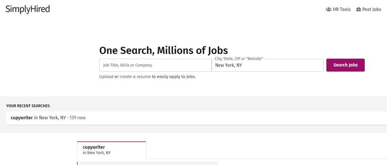 SimplyHired job recruiting website review | TechRadar