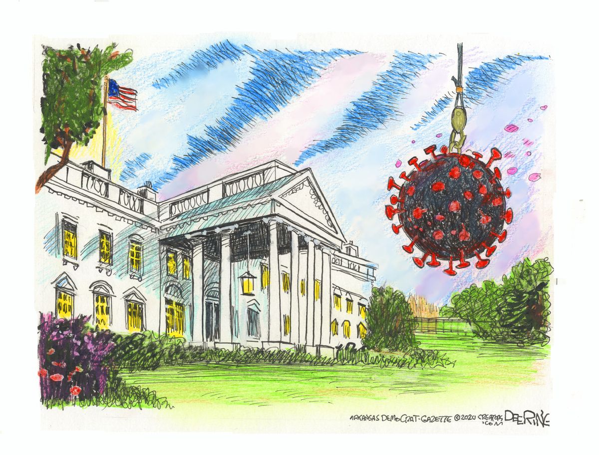 Political Cartoon U.S. White House Trump coronavirus | The Week