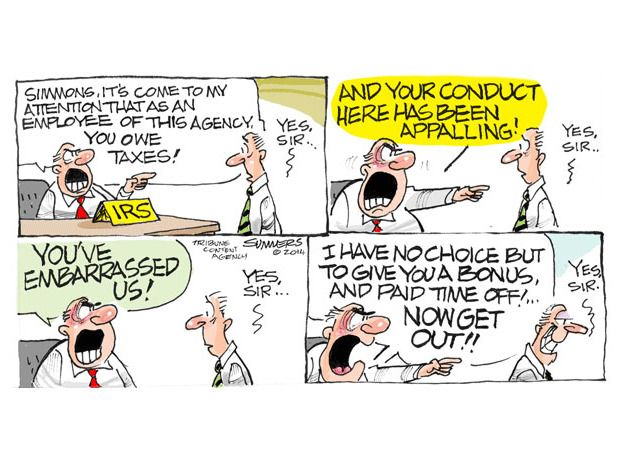 Editorial cartoon IRS taxes | The Week