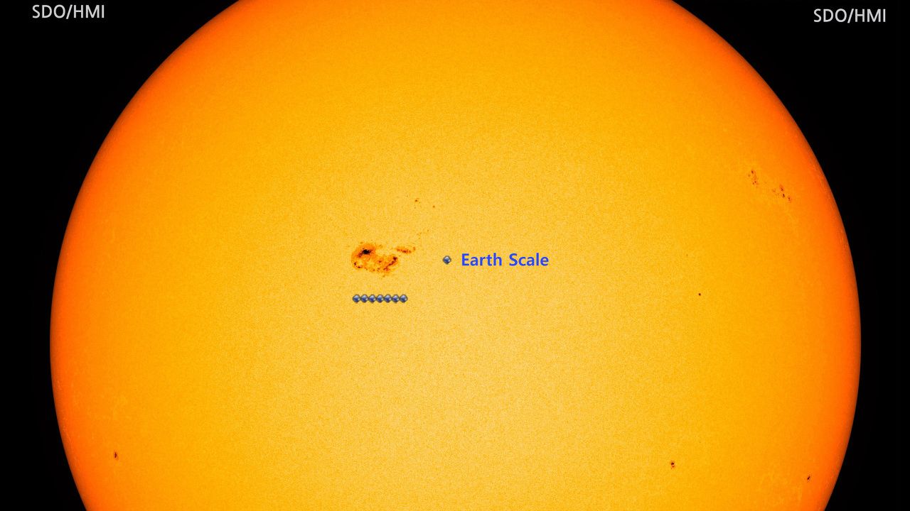 You Can See A Huge Sunspot 7 Times Bigger Than Earth But Be Careful