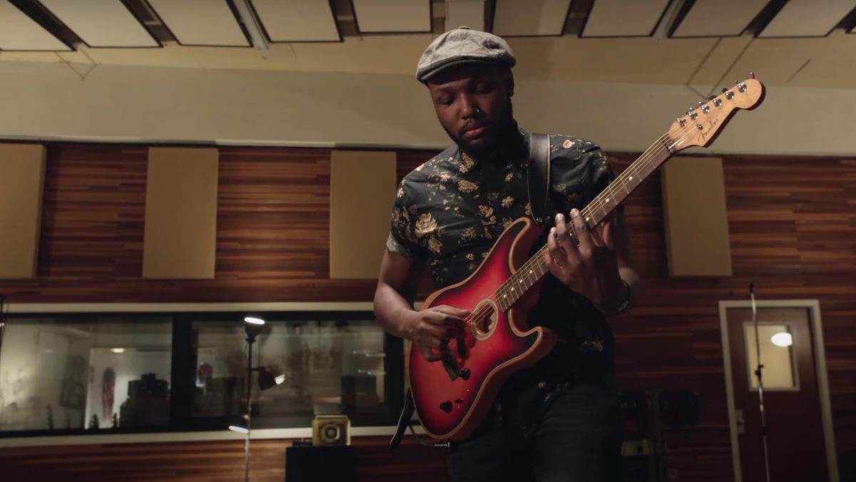 Watch Naia Izumi’s vibe-heavy, loop-pedal-infused Fender Acoustasonic ...