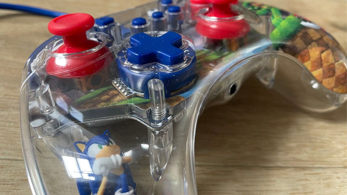 PDP REALMz Sonic wired controller for Nintendo Switch review - not just ...