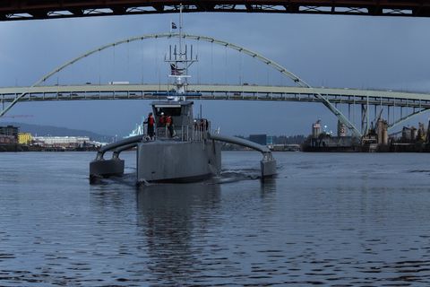 'Sea Hunter': World's First Unmanned Ship Stalks Subs | Live Science