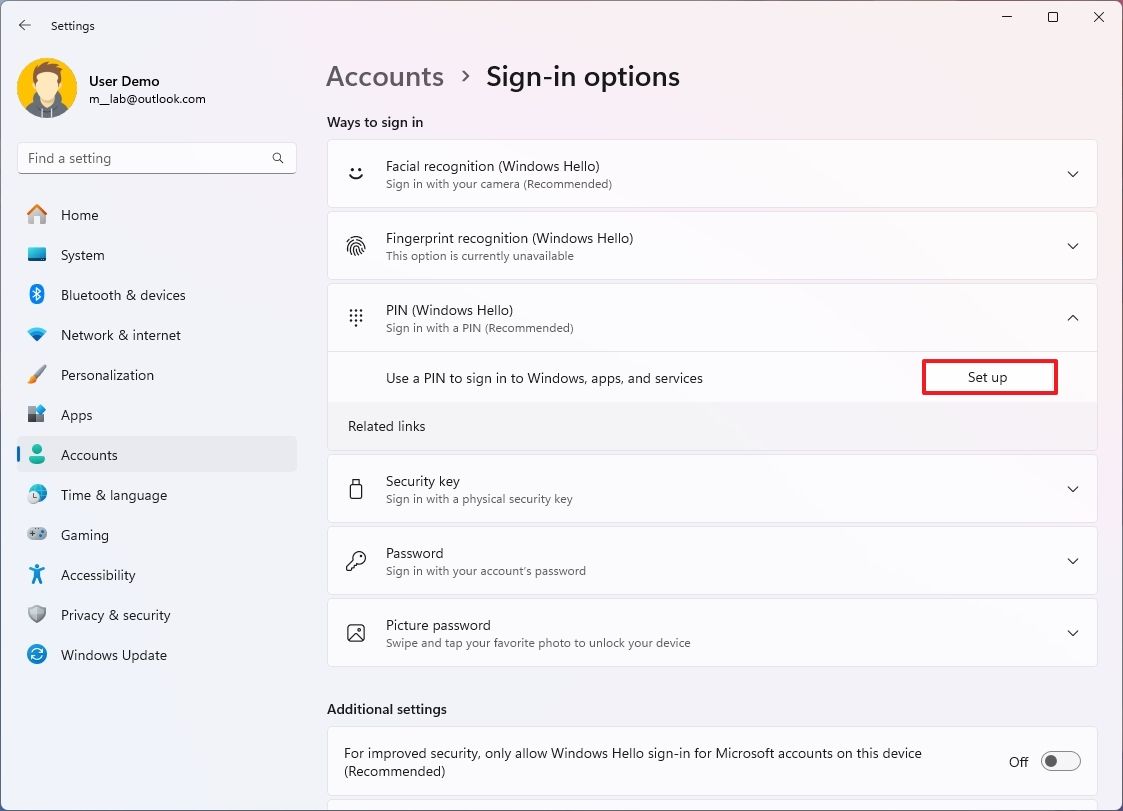 How to configure Windows Hello authentication on Windows 11 | Windows Central
