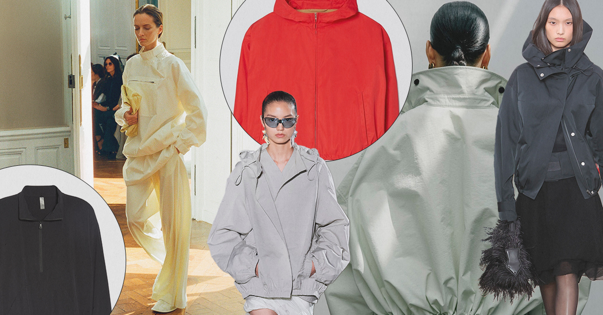 This Sporty Jacket Trend Combines Elegance and Practicality | Who What Wear