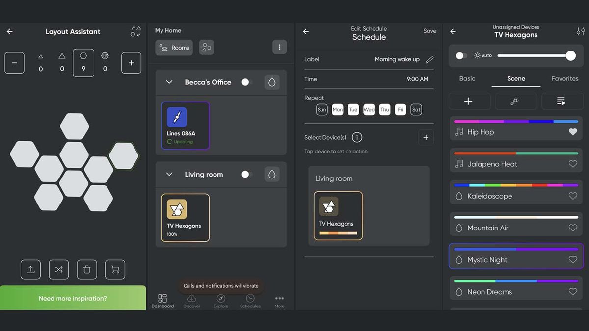Nanoleaf Shapes Ultra Black Hexagons review: A sleek way to add color ...
