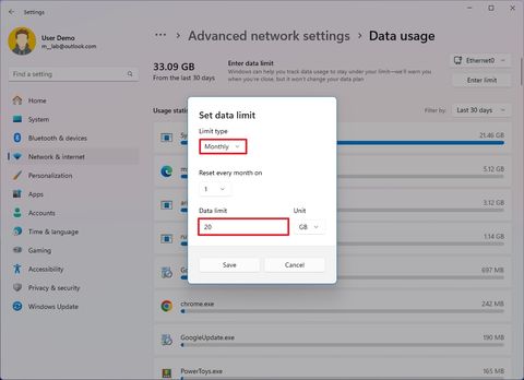 How to track internet data usage on Windows 11 | Windows Central