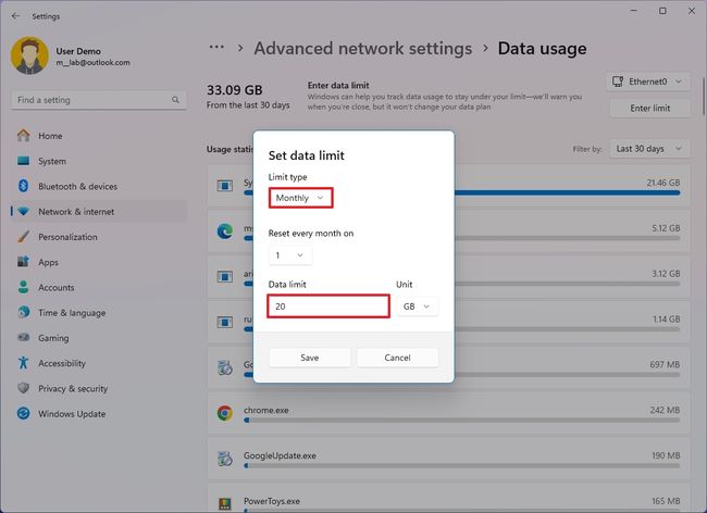 How to track internet data usage on Windows 11 | Windows Central