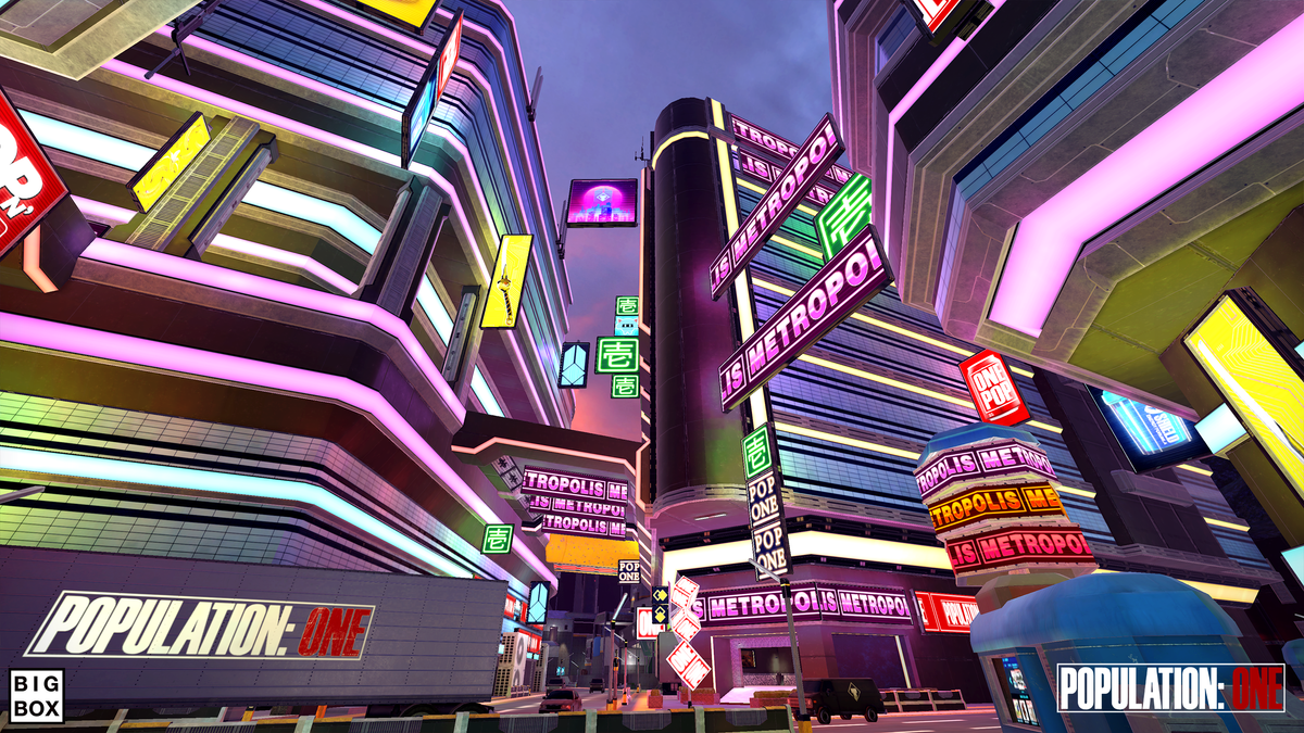 Population: One Metropolis update hands-on: Neon lights and sword ...