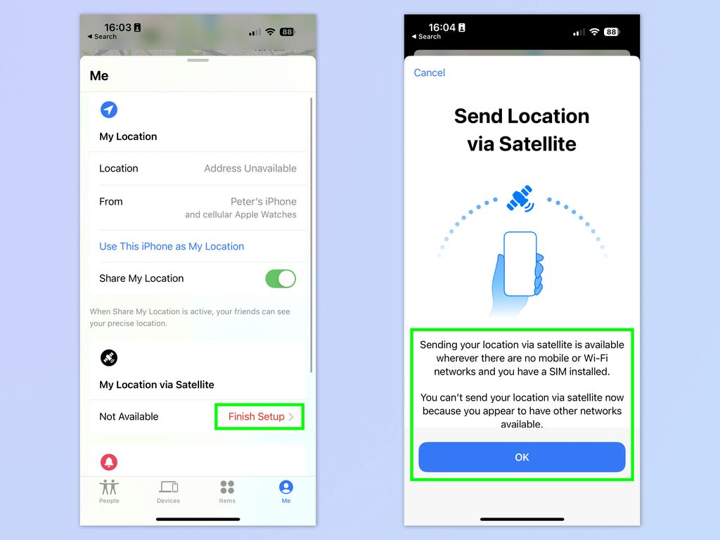 How to share your location via satellite on iPhone | Tom's Guide