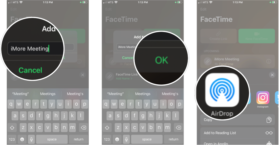 How to create a FaceTime call link on iPhone and iPad | iMore