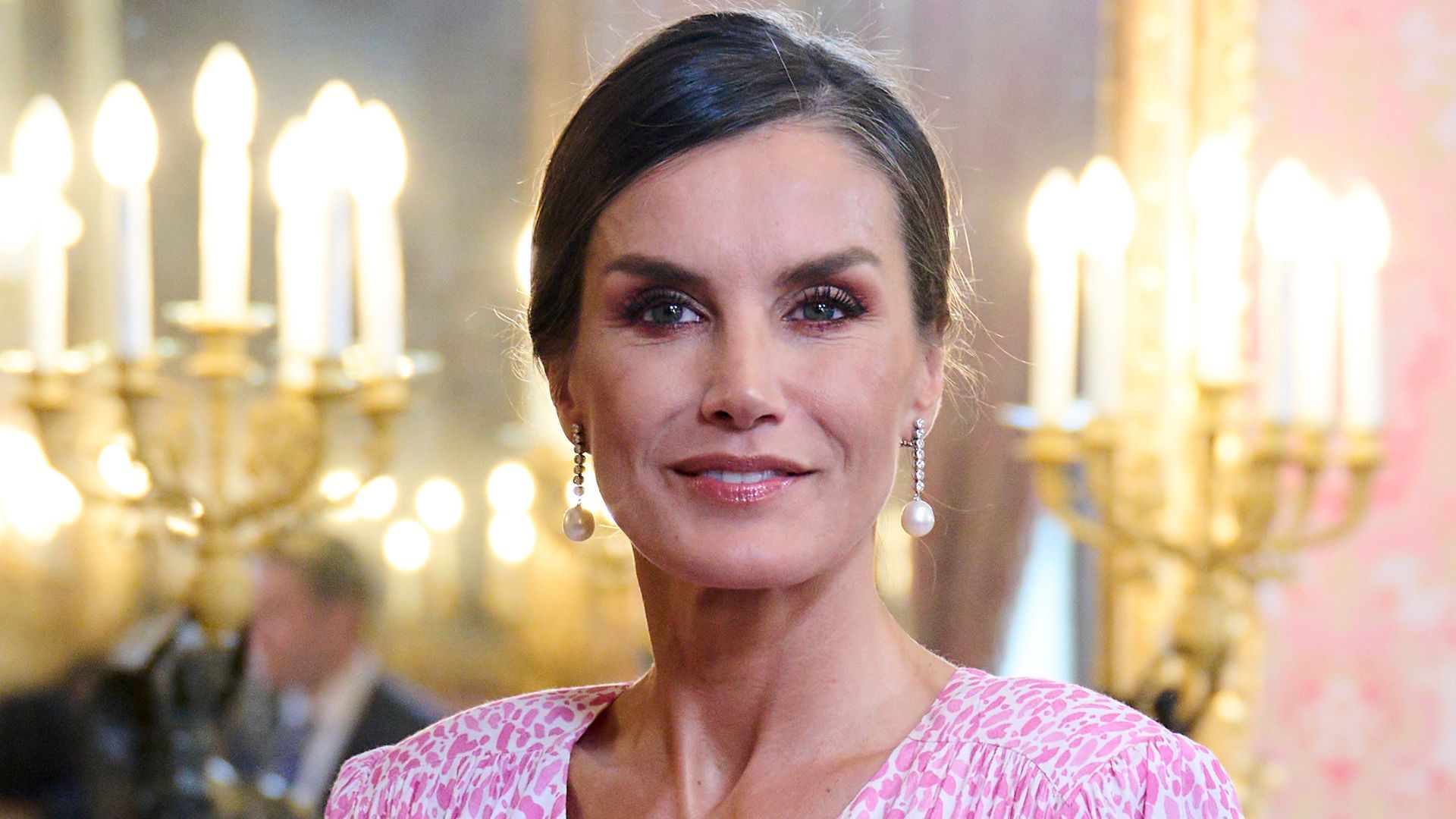 Queen Letizia's bubblegum pink peplum Coronation look is everything ...