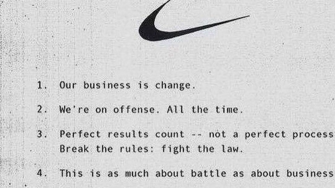 This 1970s Nike manifesto is absolutely wild | Creative Bloq