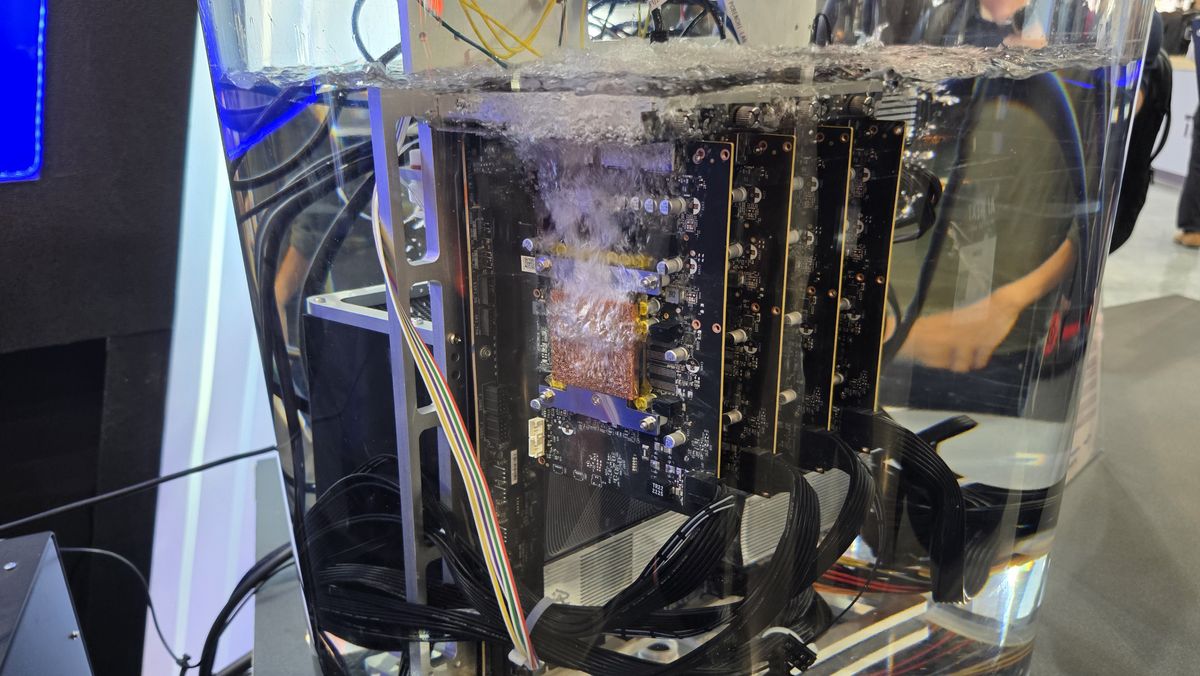 This $50,000 immersion-cooled workstation can support four Nvidia RTX ...
