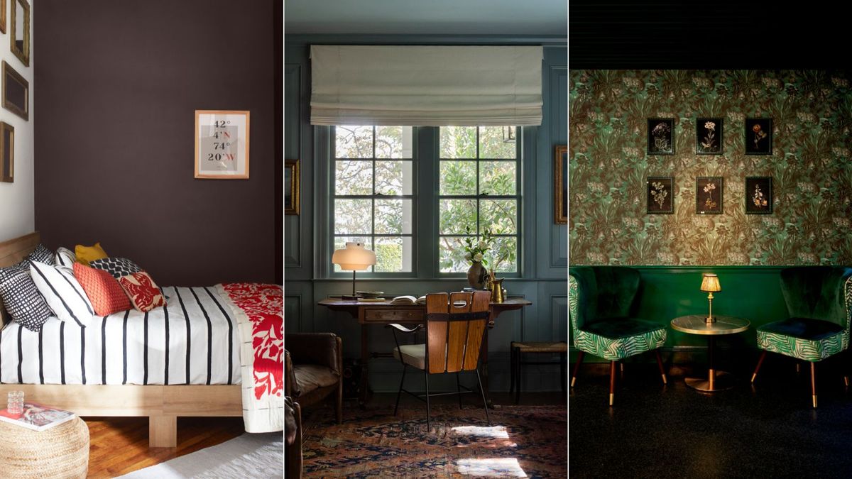 How to decorate with a moody color palette, according to experts ...