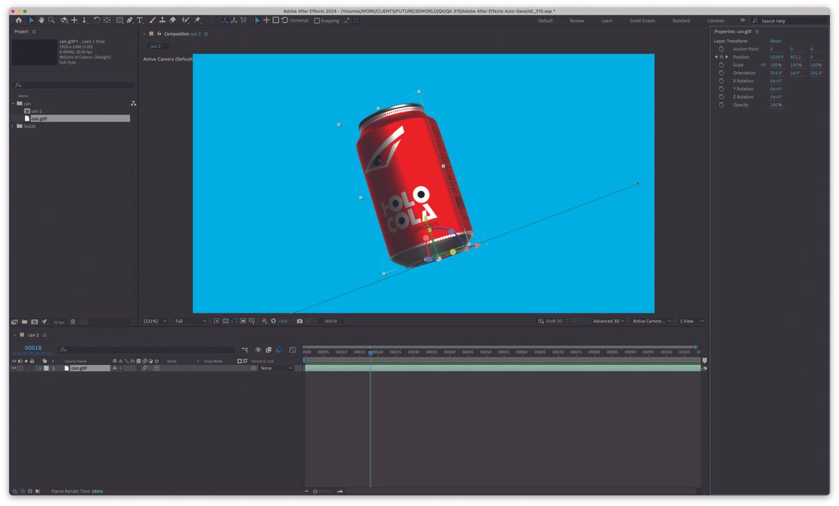 How to take a 3D asset from Cinema 4D to After Effects | Creative Bloq