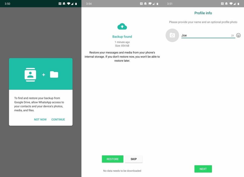 How to back up and restore your WhatsApp messages with Google Drive ...