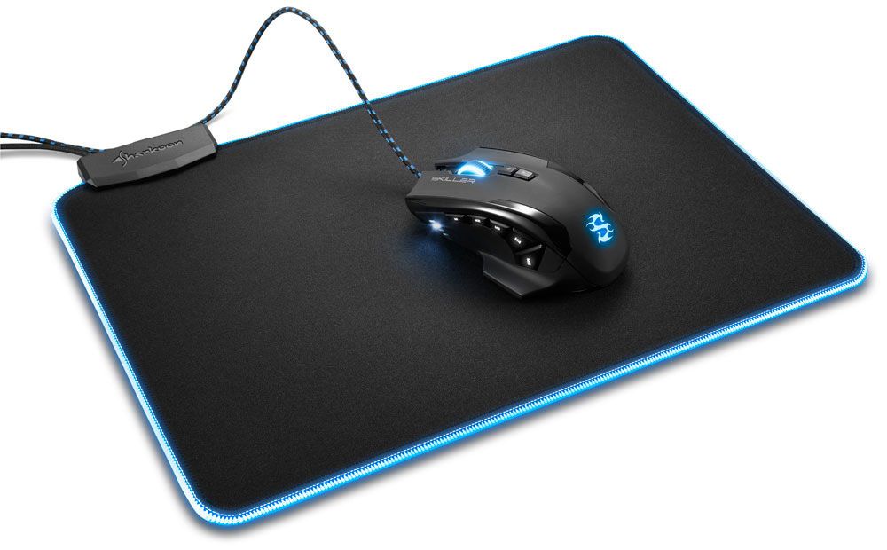 This cloth mouse pad also has integrated RGB lighting | PC Gamer
