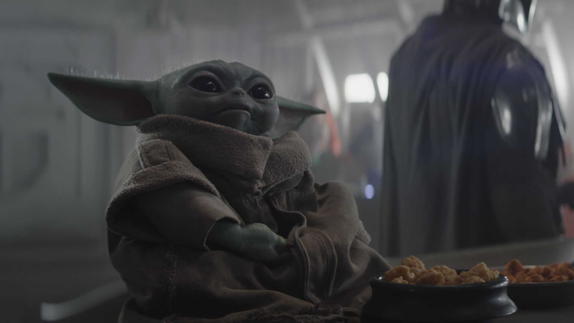 Despite some word-sounding gurgles in The Mandalorian and Grogu trailer ...