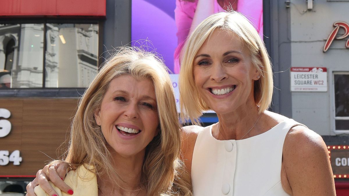 Kate Garraway and Jenni Falconer step out in matching suits | Woman & Home