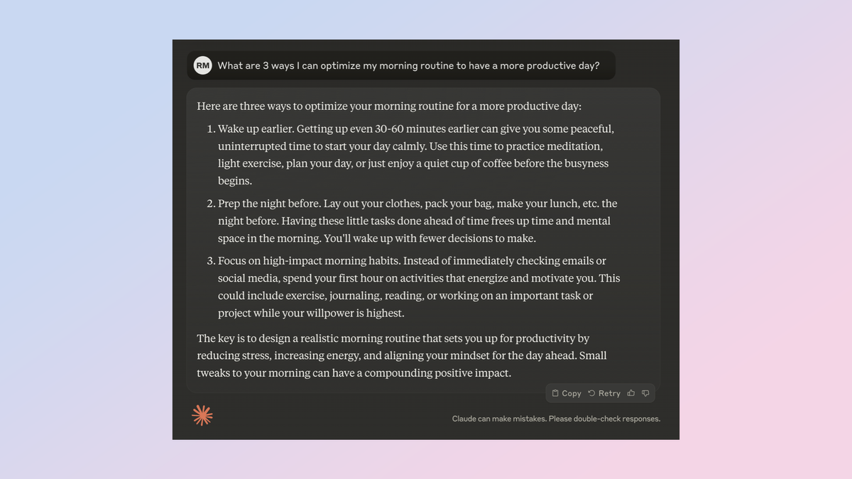 7 Claude 3 AI prompts to try to boost your productivity | Tom's Guide