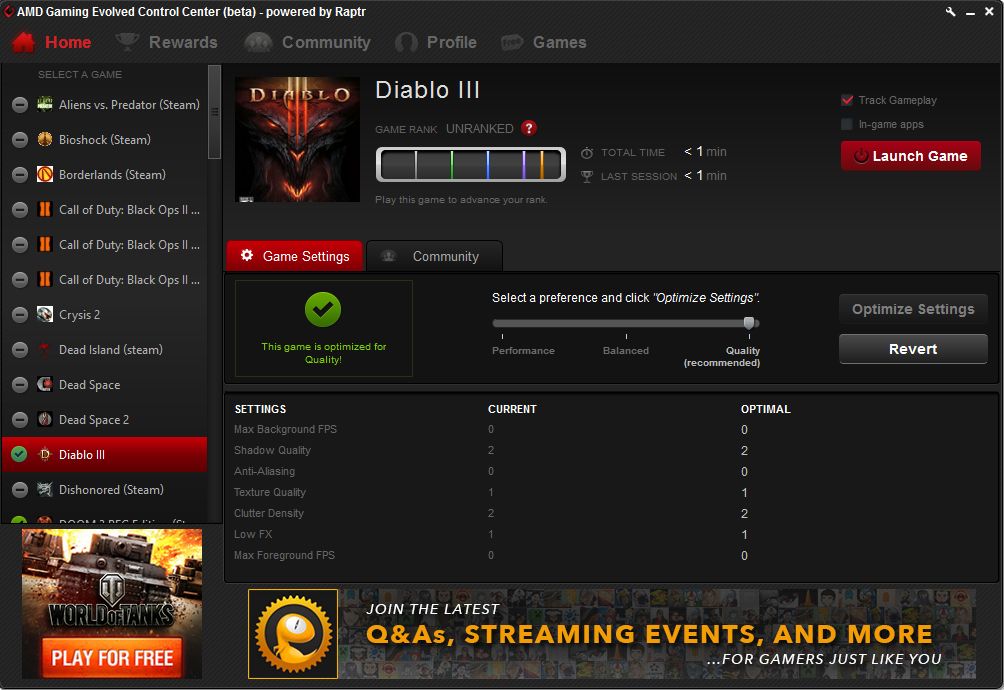 AMD Now Has a Gaming Evolved Social/Tweaking App | Tom's Hardware