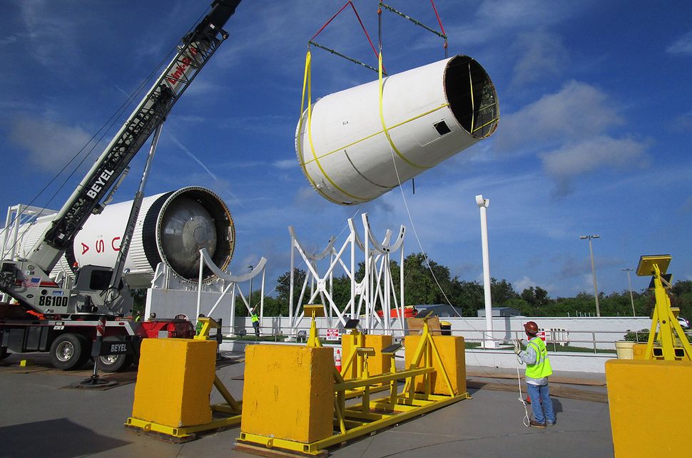Fully Restored, Apollo-Era Saturn IB Rocket Returns to NASA Display | Space