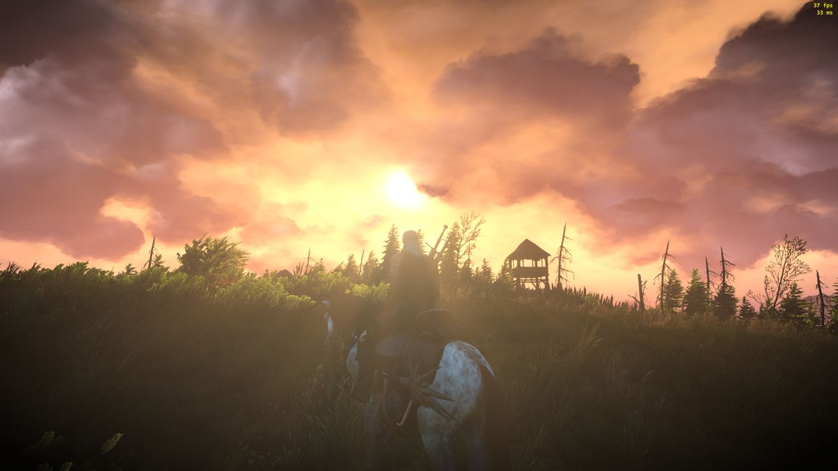 This gorgeous Witcher 3 hyper-realistic cloud mod will stop you in your ...
