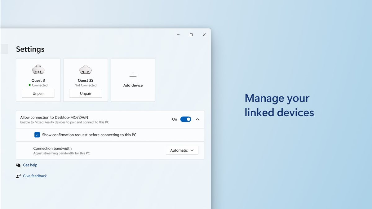 Mixed Reality Link app that connects Windows 11 to your Meta Quest is ...