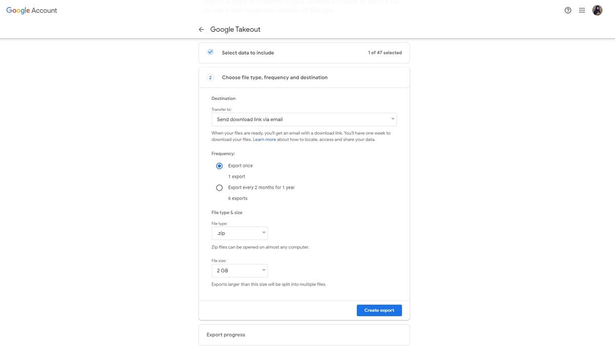 How to use Google Takeout to export and download your data from Google ...