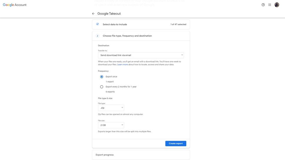 How to use Google Takeout to export and download your data from Google ...