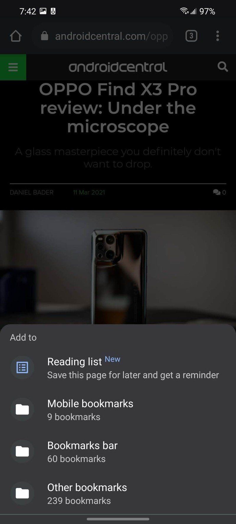 How to enable the Read Later feature in Google Chrome | Android Central