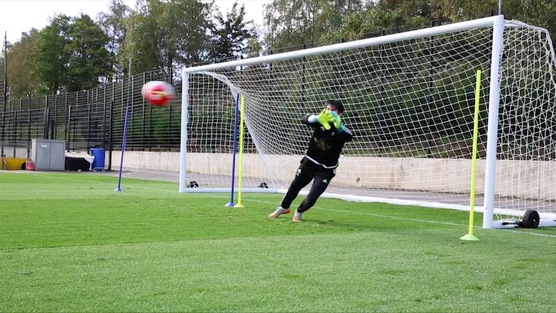 Goalkeeper training drills: Cover your angles | FourFourTwo