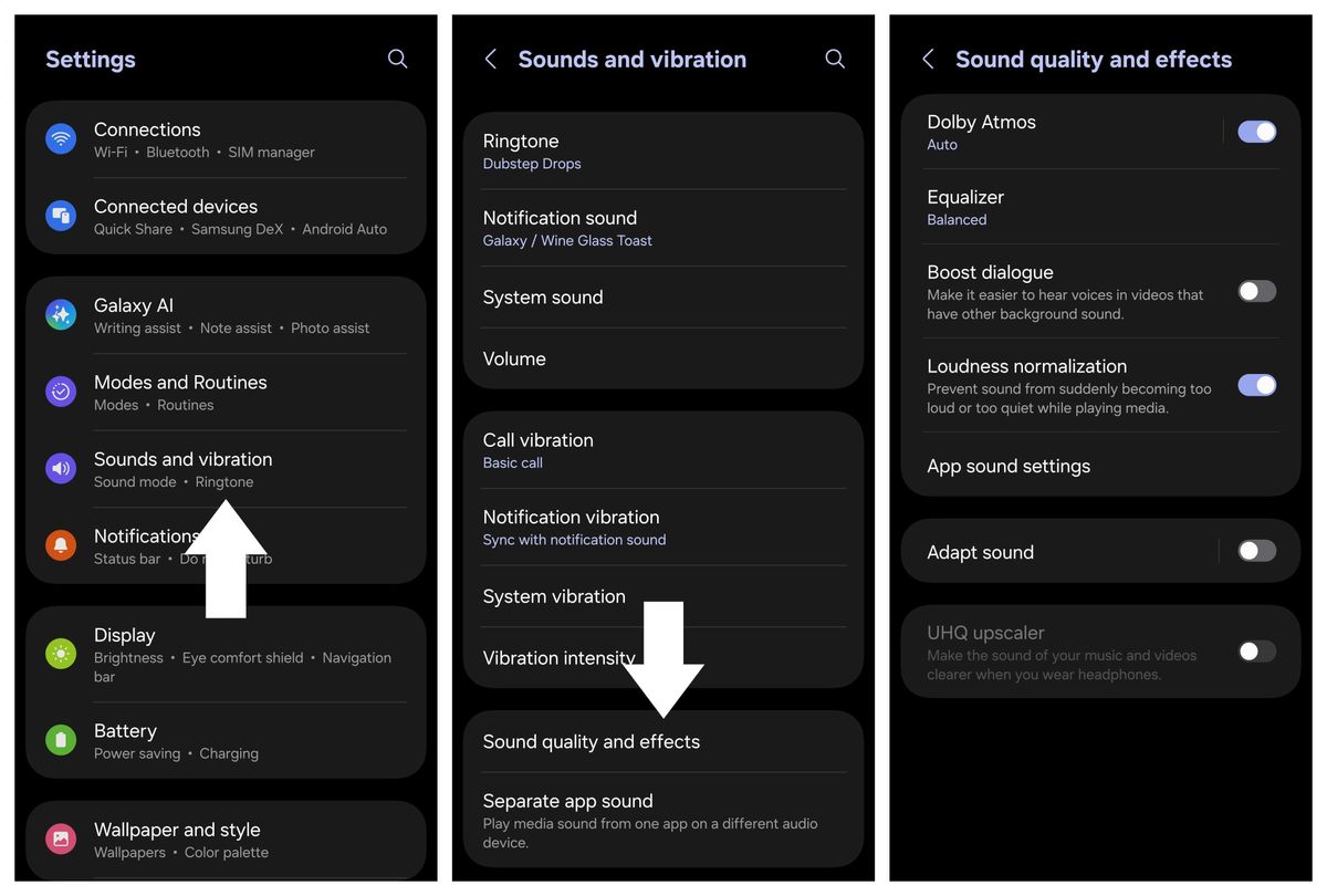 Samsung Galaxy S25 audio: Bluetooth quality, sound profiles, wired ...
