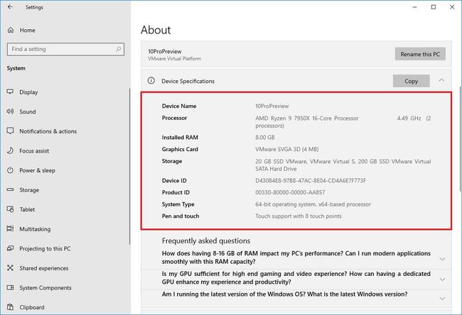 Check your PC's full specifications in Windows 10 | Windows Central