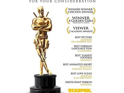 The Deadpool Oscar Campaign: All Of Ryan Reynold's Hilarious Pics ...