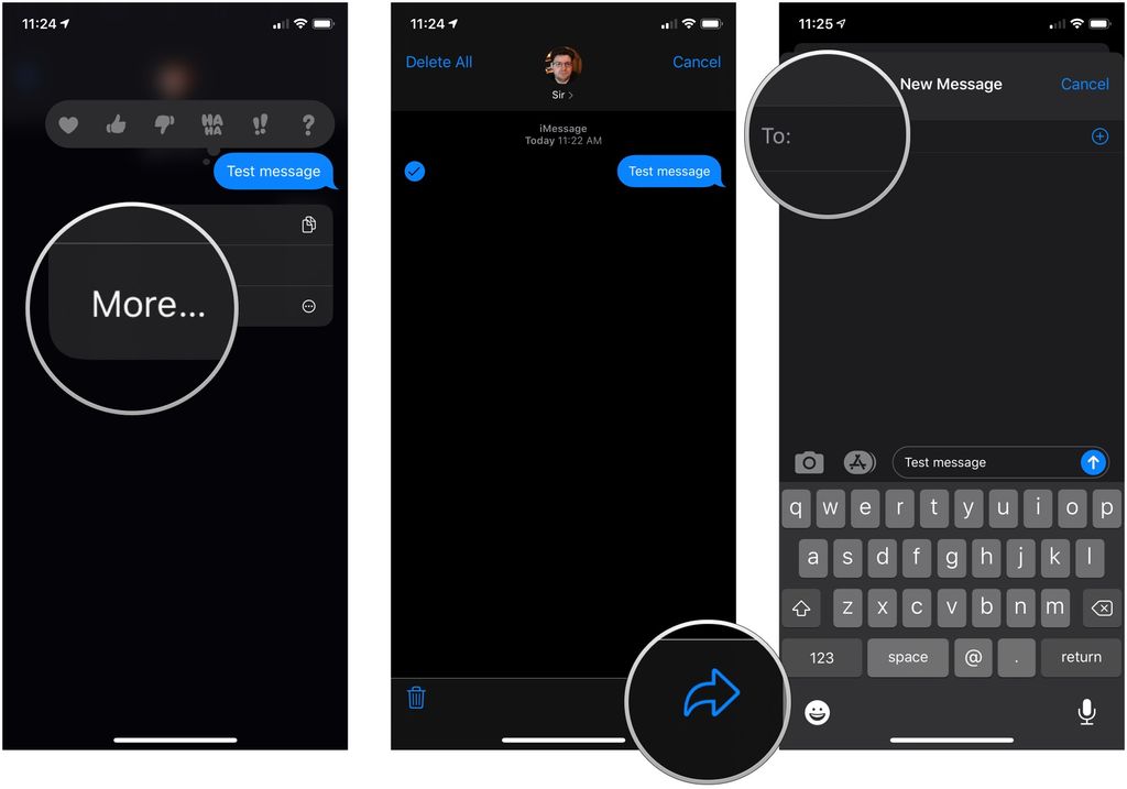 How to copy and forward iMessages on iPhone and iPad | iMore