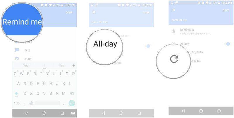 How to add events and reminders to Google Calendar for Android ...