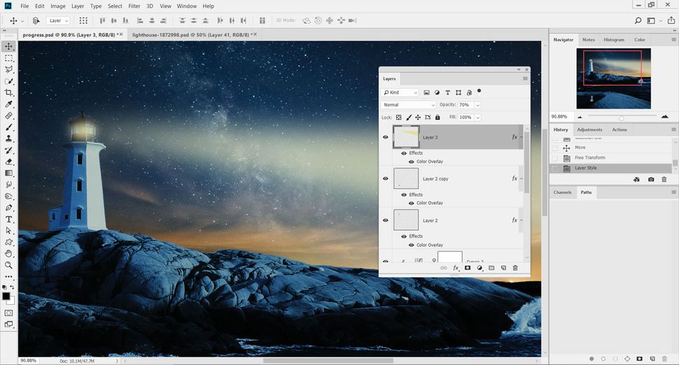 How to turn day into night in Photoshop | Creative Bloq
