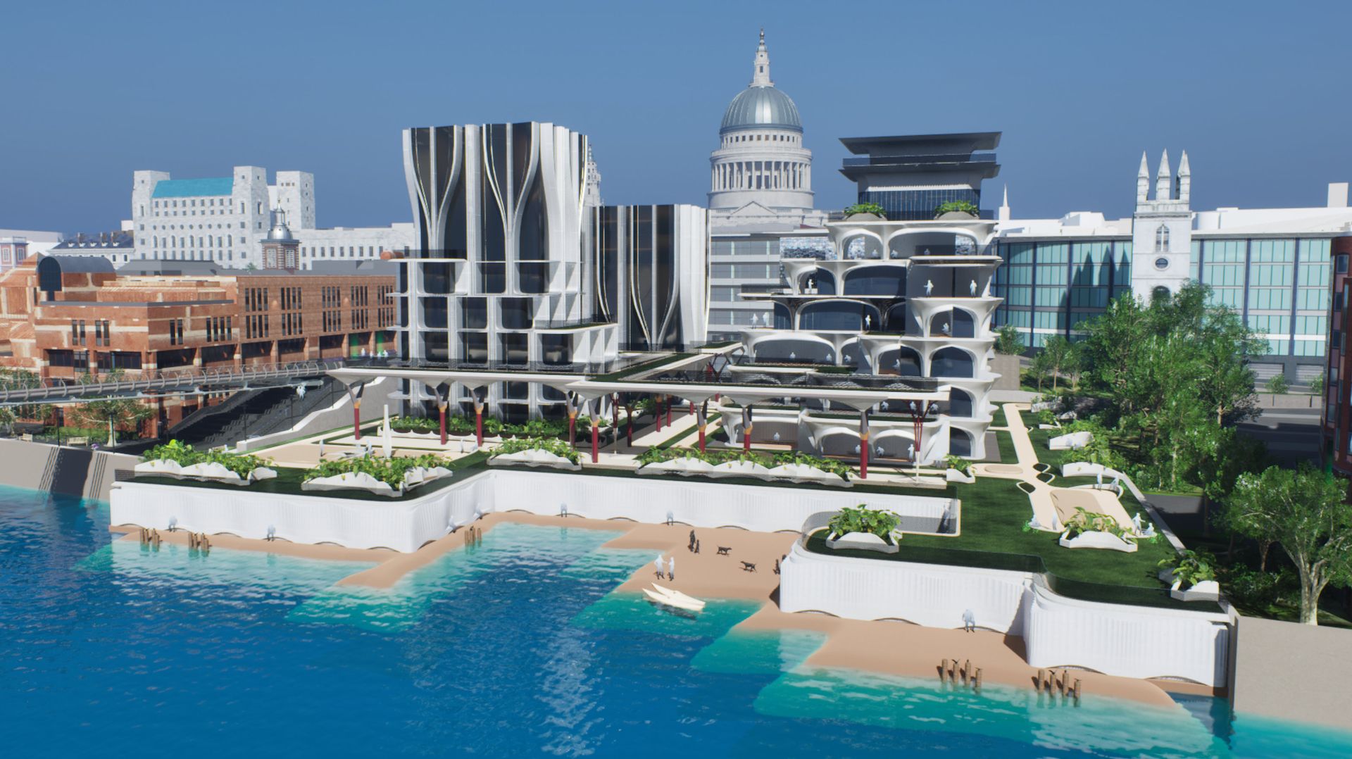 Re:Imagine London: Zaha Hadid Architects shapes a Fortnite cityscape ...