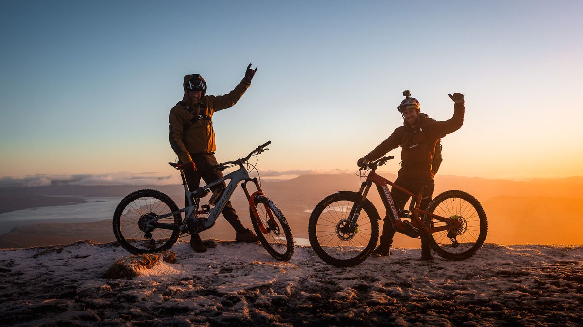 Danny MacAskill and Steve Peat put their Santa Cruz e-MTBs to the ...