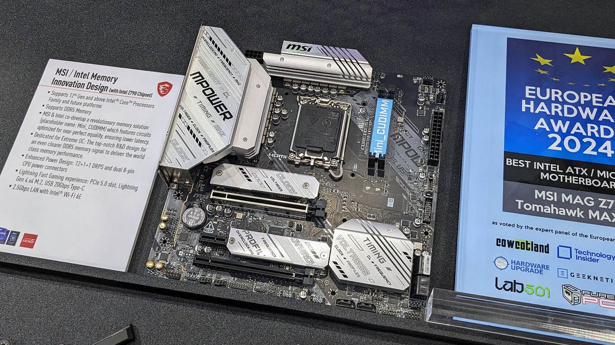 MSI's Computex 2024 booth was packed with wonderful and weird hardware ...