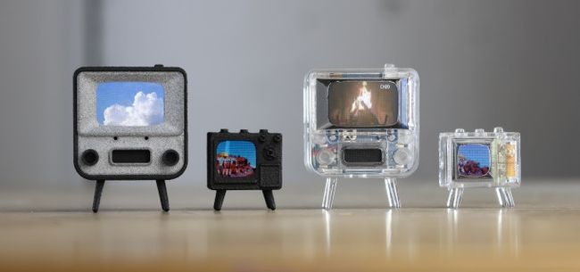 The TinyTV 2 is an adorable portable television with a 1-inch screen ...