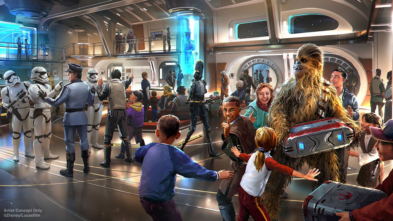 The Force is Strong With Disney World's New 'Galactic Starship' Hotel ...