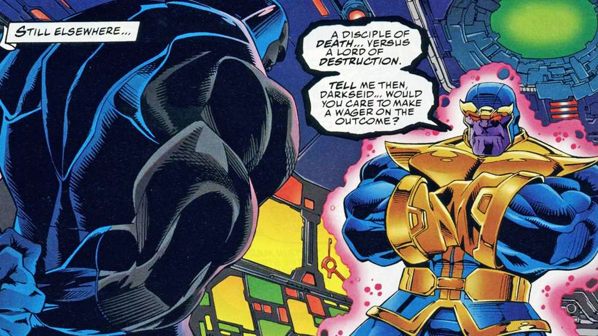 Thanos versus Darkseid - inside the epic Marvel vs. DC matchup that ...