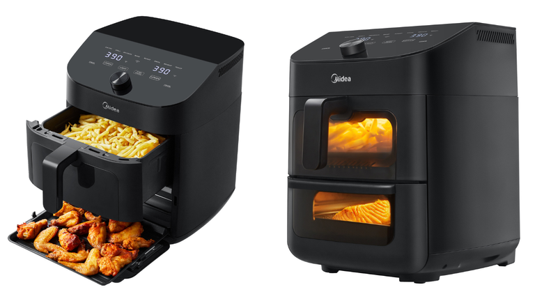 This two-zone air fryer comes with a clever integrated grill layer | T3