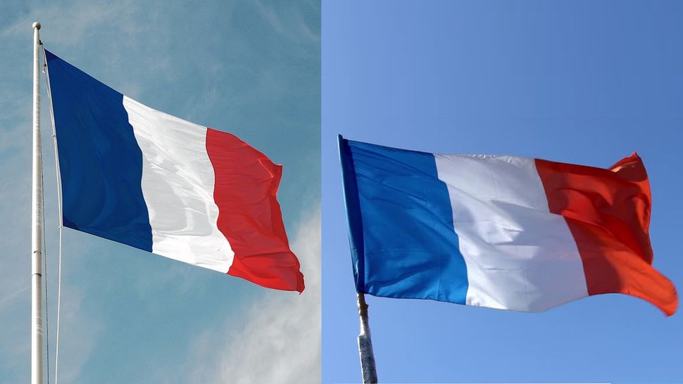 We bet you didn't spot that France has changed its flag design ...