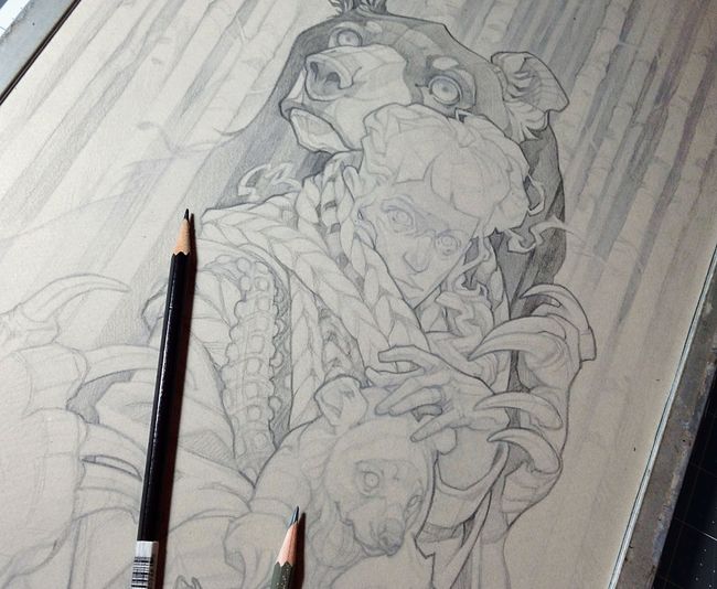 Add digital colours to pencil drawings | Creative Bloq