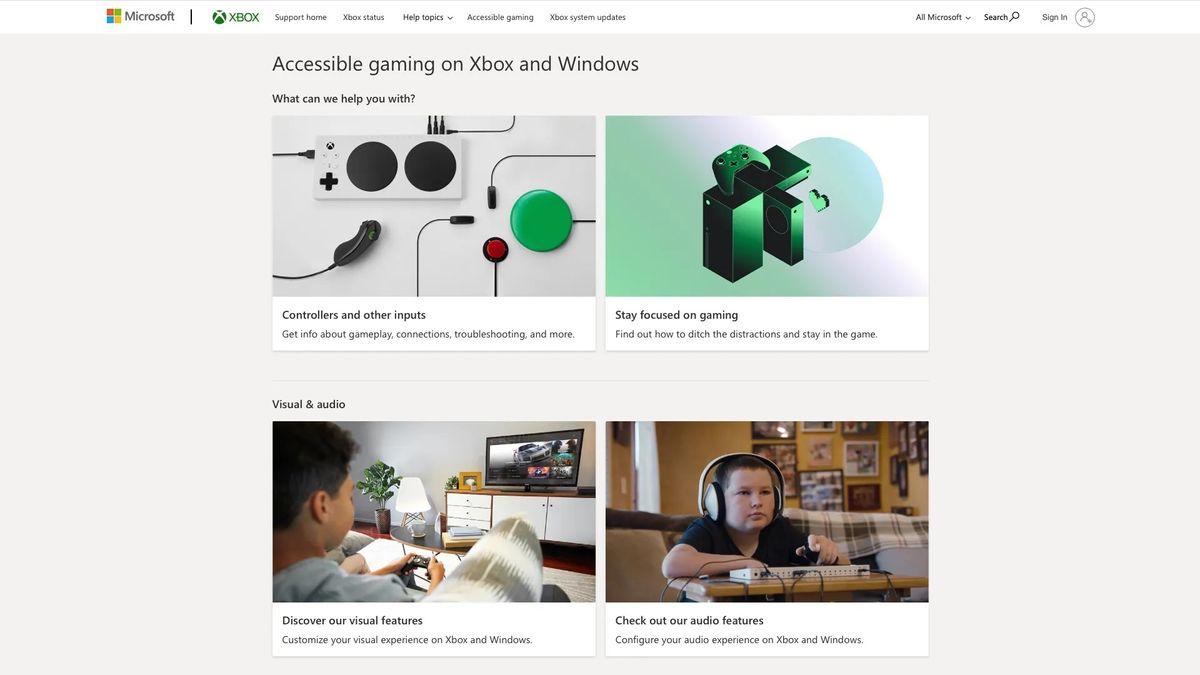 Xbox Game Accessibility Features tags are a vital "first step" – and ...